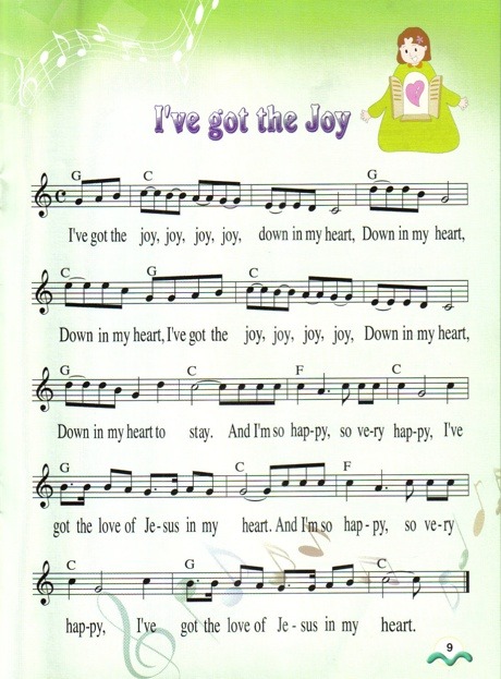 I`ve got the Joy Joy Joy - 주예수 사랑 기쁨 내 마음속에 - 영어찬양/악보 - Harvest mission ...